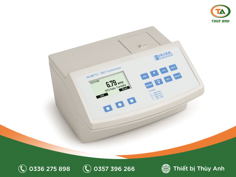 Máy đo độ đục để bàn HI88713 Hanna (Tiêu chuẩn ISO 7027) - Môi Trường ...